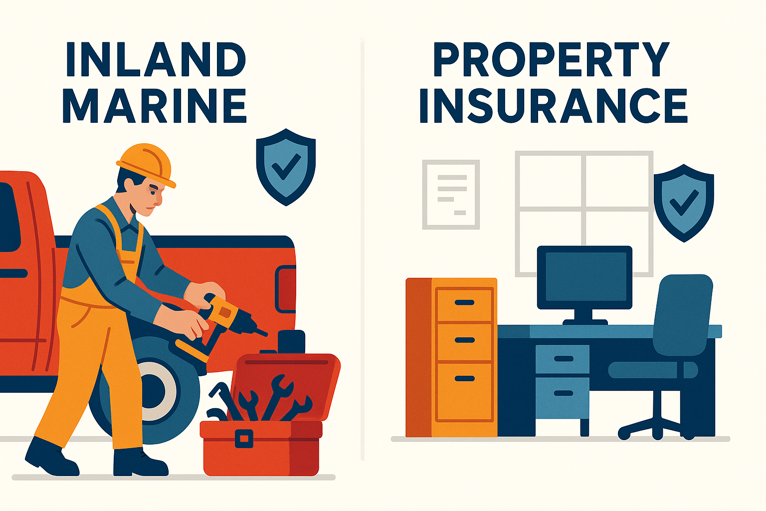 What’s the Difference Between Inland Marine and Property Insurance?